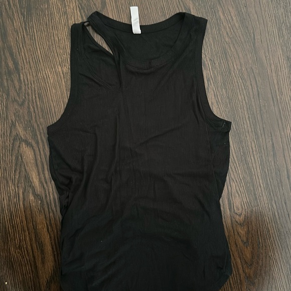 ALO Yoga | Tops | Alo Ribbed Tank With Slit | Poshmark
